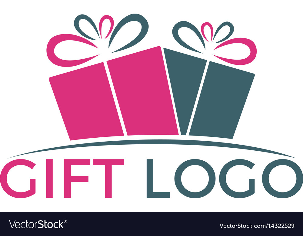View Gift Box Logo Vector Background