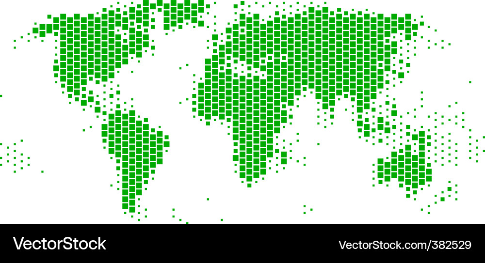 World map Royalty Free Vector Image - VectorStock