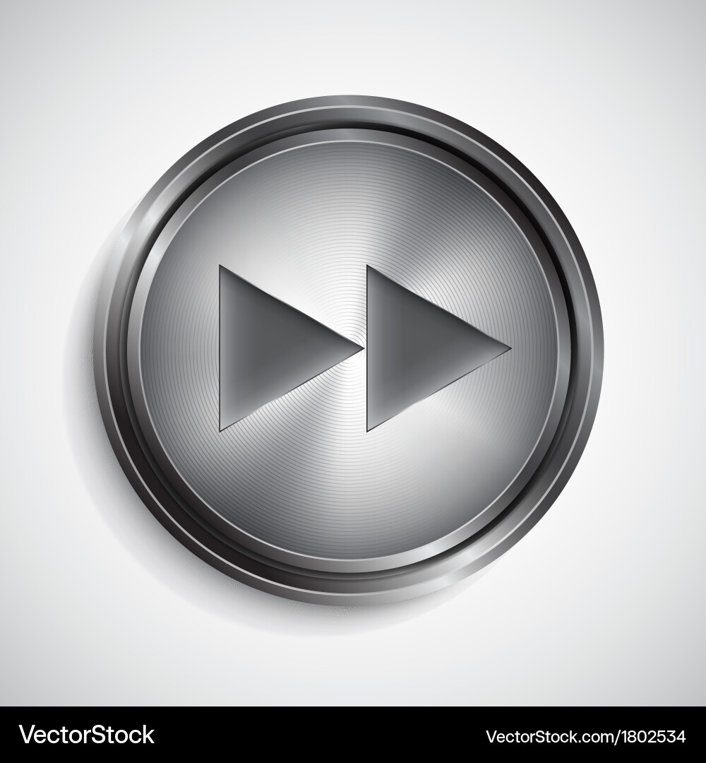 Rewind button Royalty Free Vector Image - VectorStock