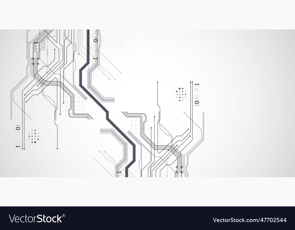 Abstract horizontal technology background Vector Image