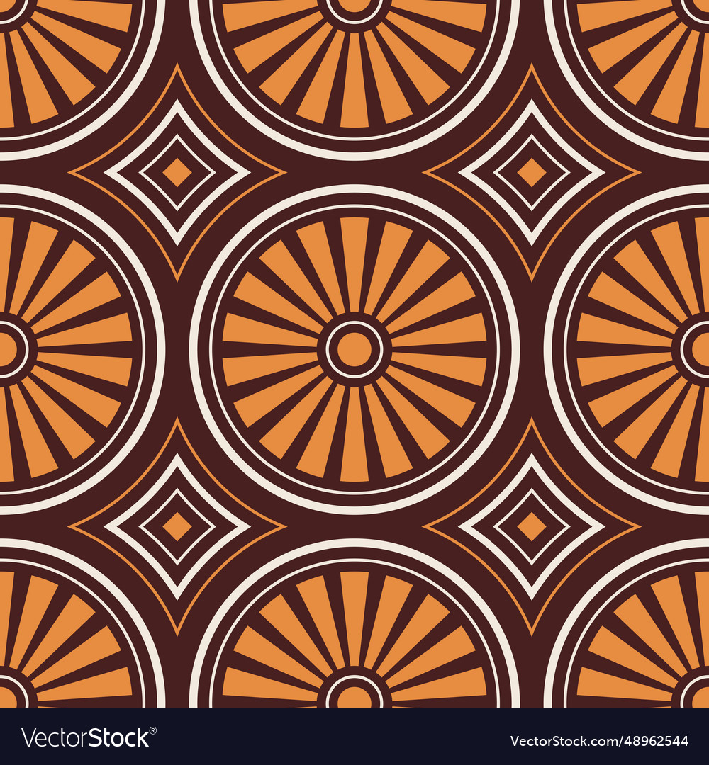 Seamless geometric pattern with circles Royalty Free Vector
