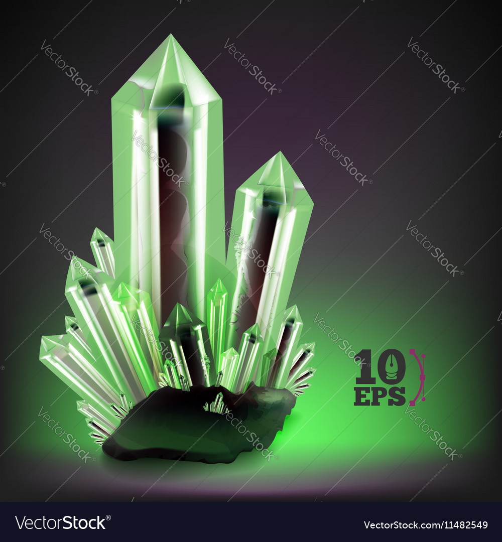 Crystal Royalty Free Vector Image - VectorStock