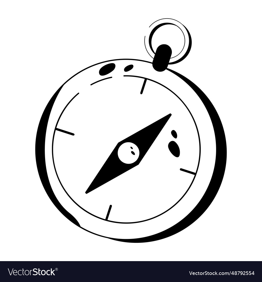 Direction compass Royalty Free Vector Image - VectorStock