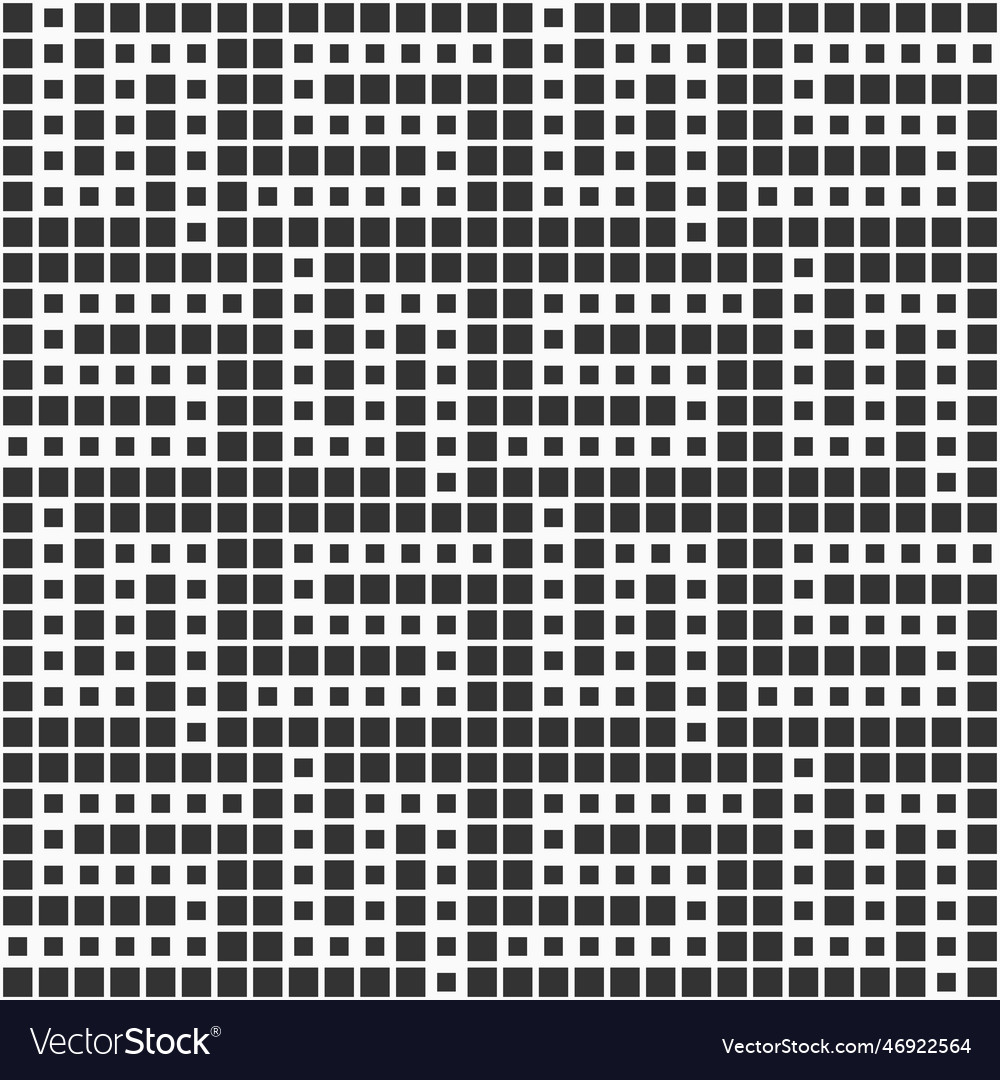 Abstract grid halftone seamless pattern tiny Vector Image