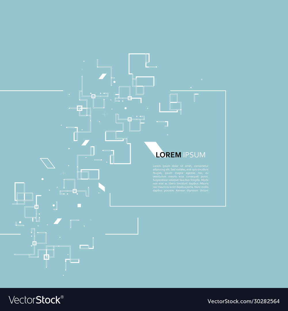 Geometric abstract pattern design Royalty Free Vector Image