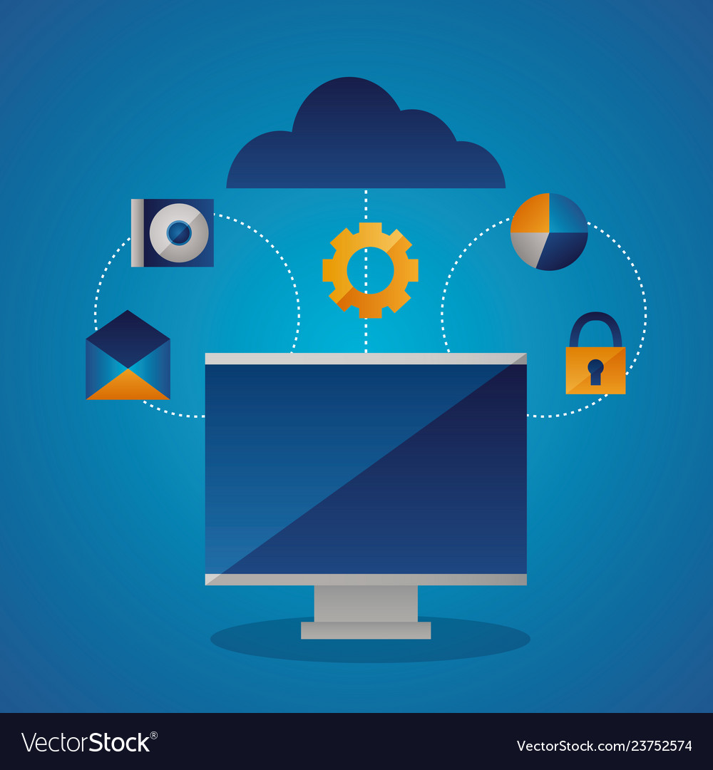 Cloud computing concept Royalty Free Vector Image Cloud computing concept Royalty Free Vector Image