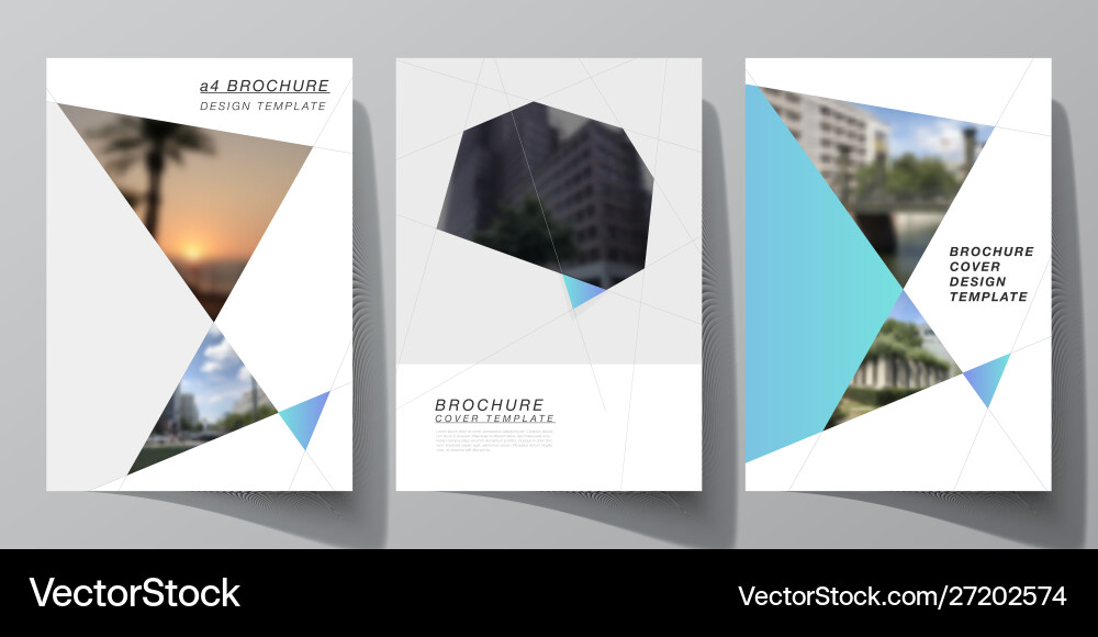 Layout a4 format modern cover Royalty Free Vector Image