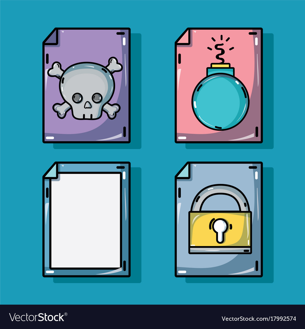 Set programmer data information technology Vector Image