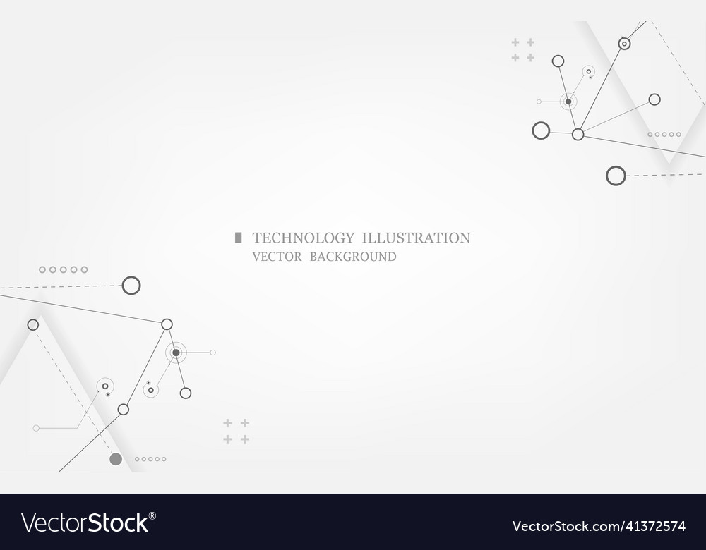 Technology computer connection network Royalty Free Vector