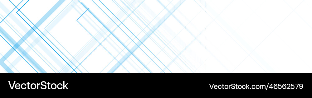 Blue minimal lines abstract futuristic tech Vector Image