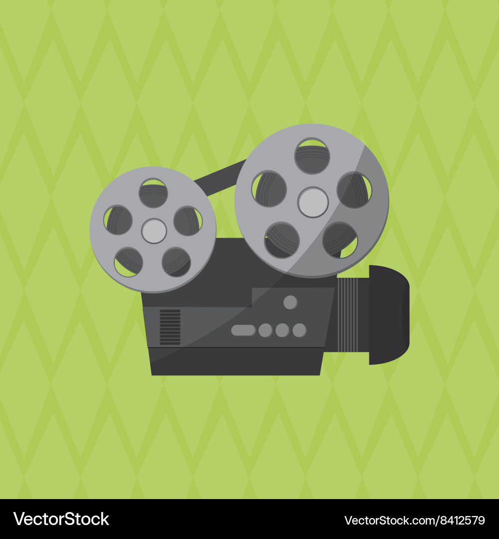 Cinema graphic design Royalty Free Vector Image