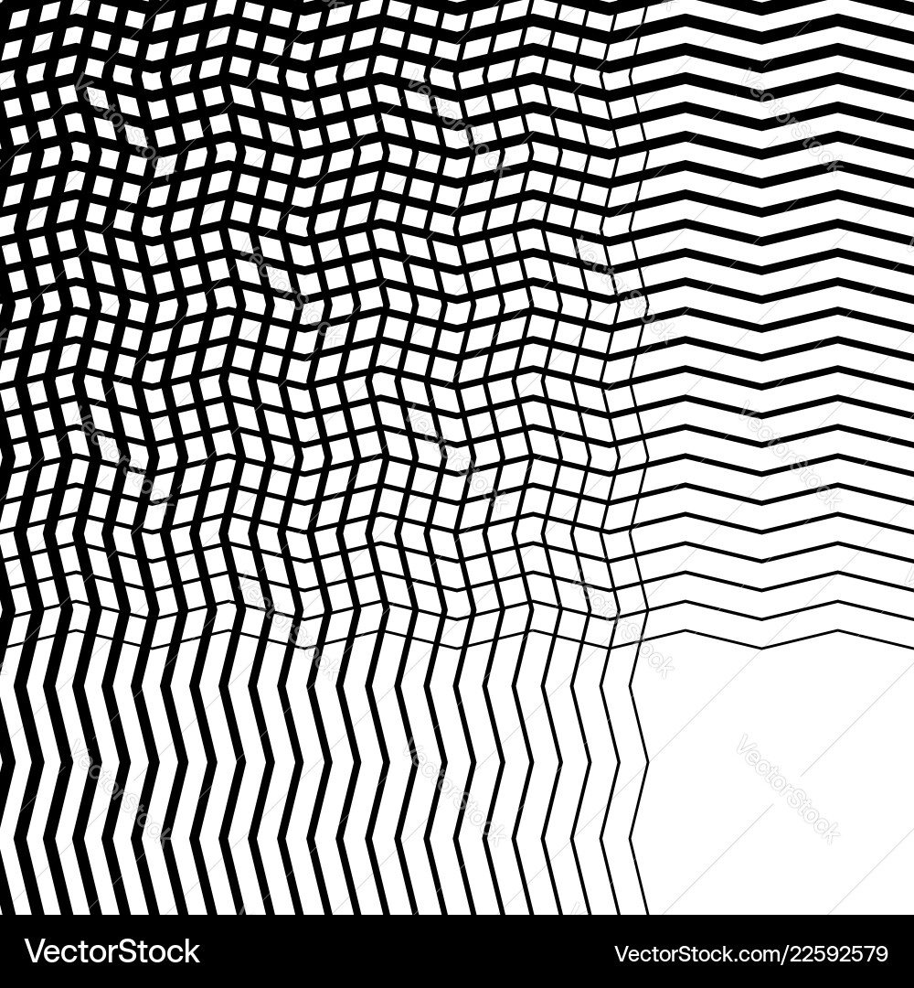 Intersecting wavy lines pattern texture editable Vector Image