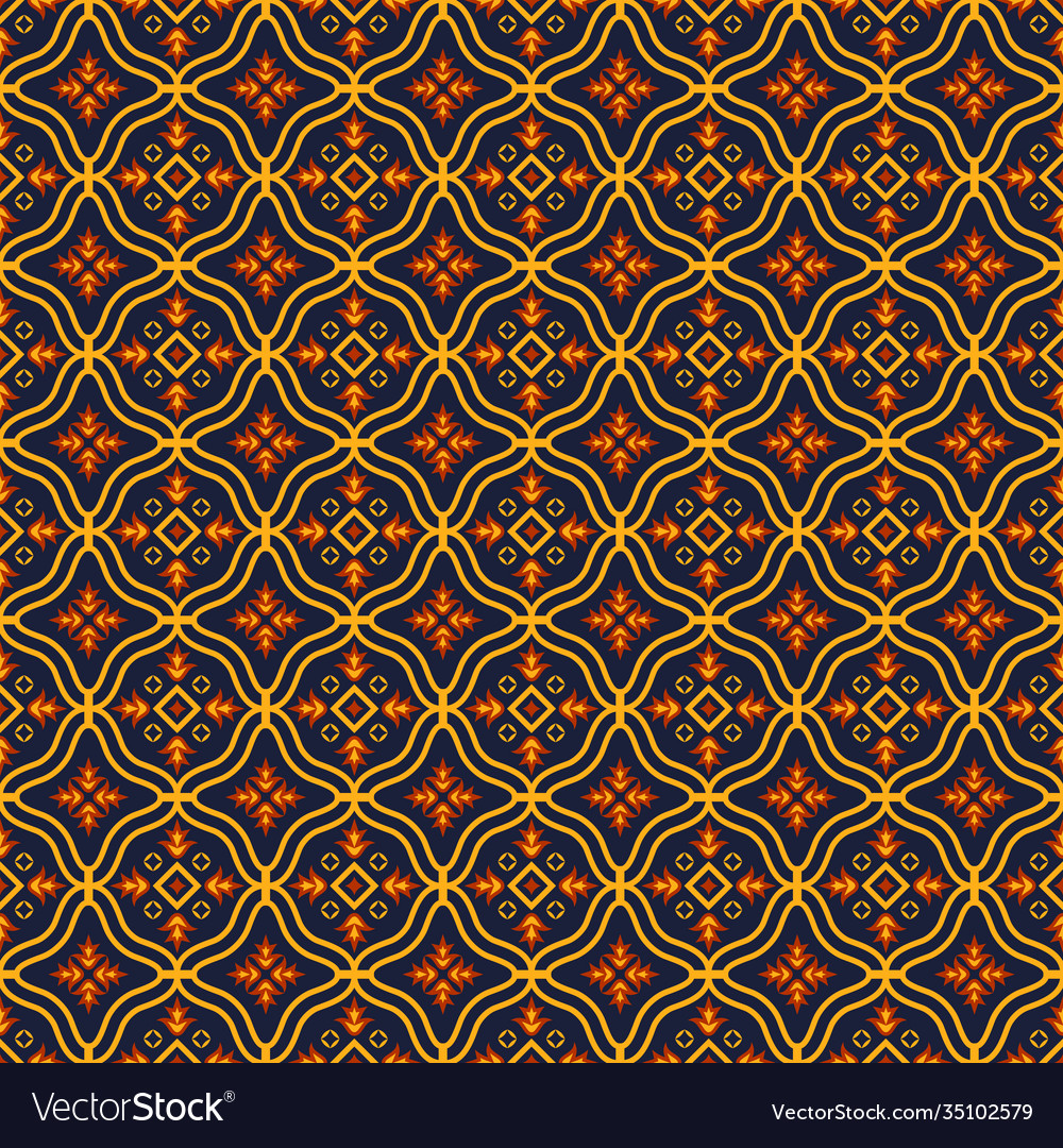 Oriental seamless pattern Royalty Free Vector Image