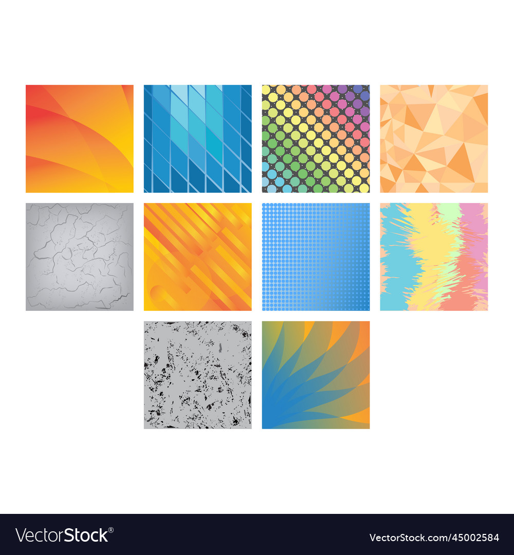 Abstract Background Set Free Royalty Free Vector Image