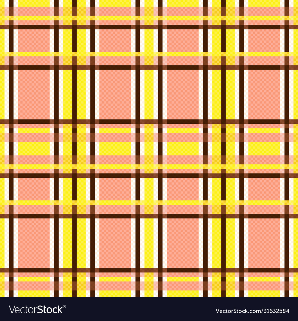 Seamless rectangular pattern in yellow Royalty Free Vector