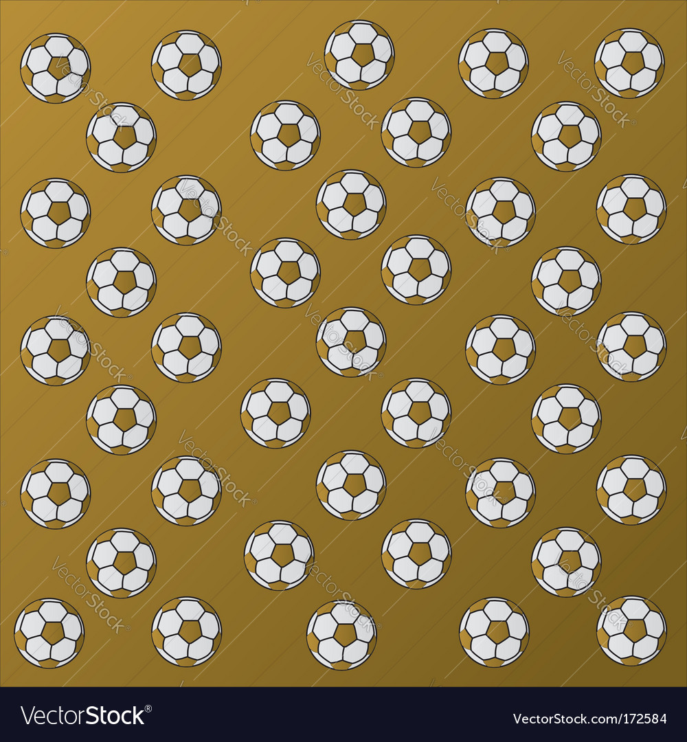Soccer ball pattern Royalty Free Vector Image - VectorStock