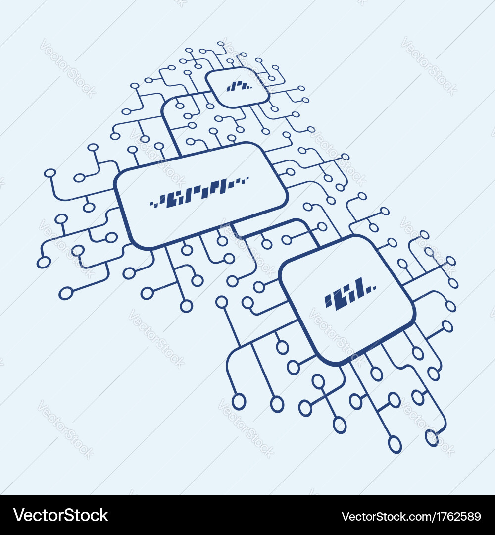 Abstract scheme Royalty Free Vector Image - VectorStock