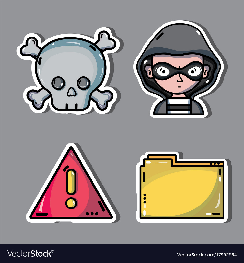 Set programmer data information technology Vector Image