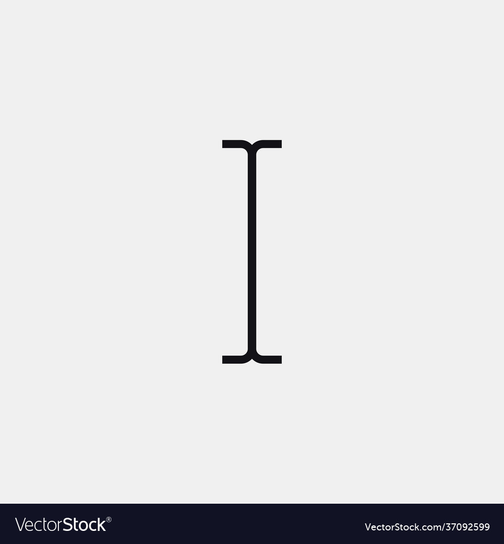 Text Cursor Pointer Icon Royalty Free Vector Image