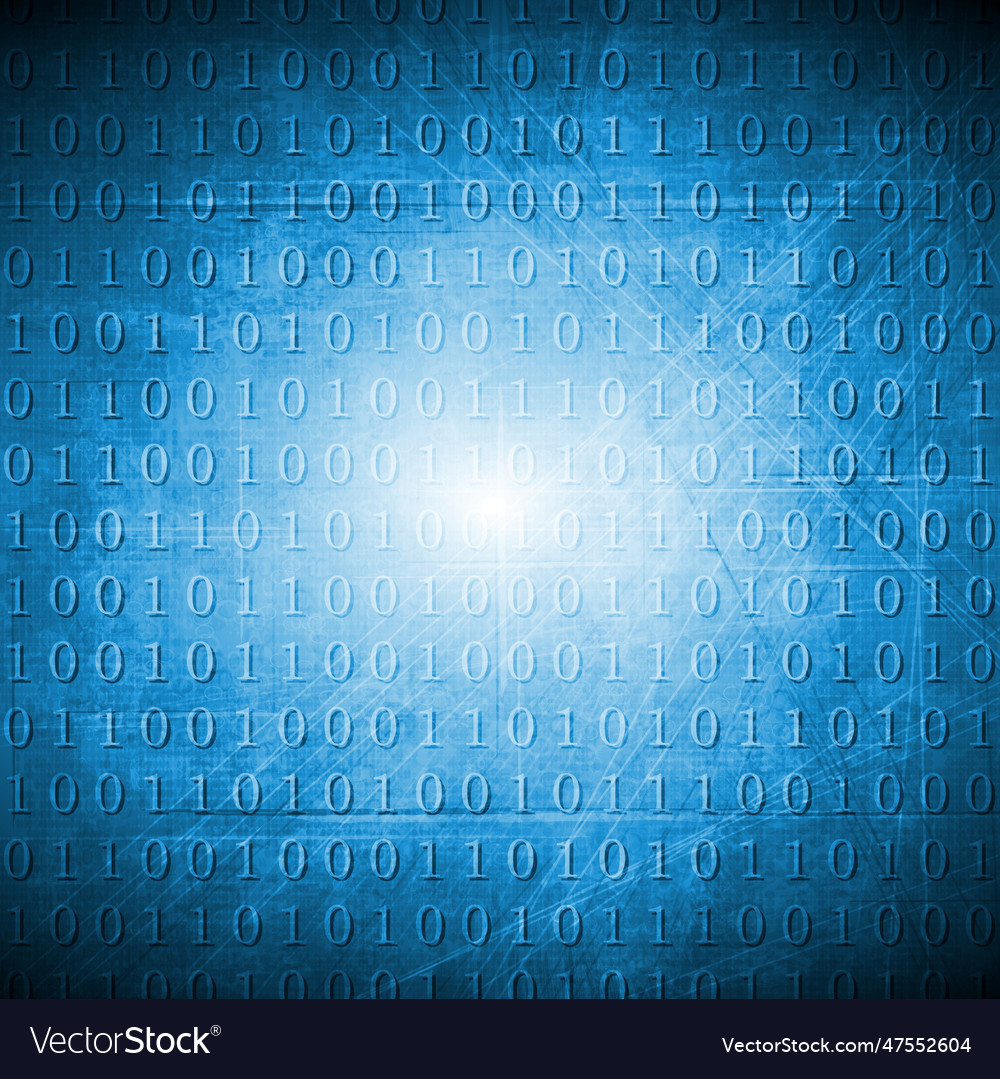 Bright blue hi-tech grunge background Royalty Free Vector