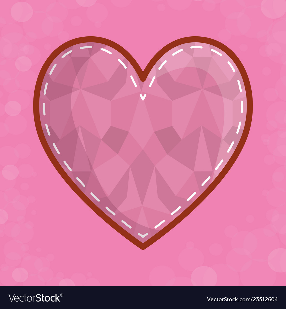 Heart Shape Symbol Of Love And Passion Royalty Free Vector