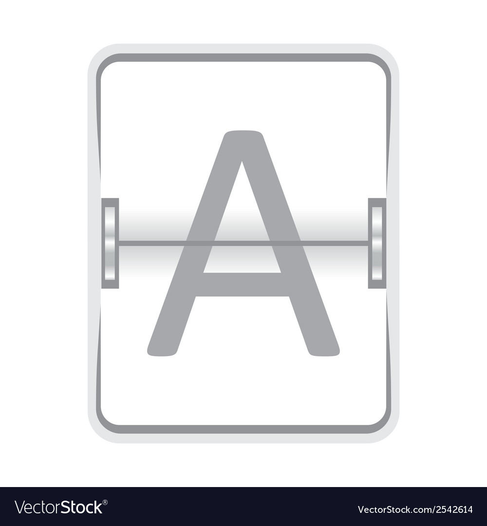 Mechanical scoreboard Royalty Free Vector Image Mechanical scoreboard Royalty Free Vector Image