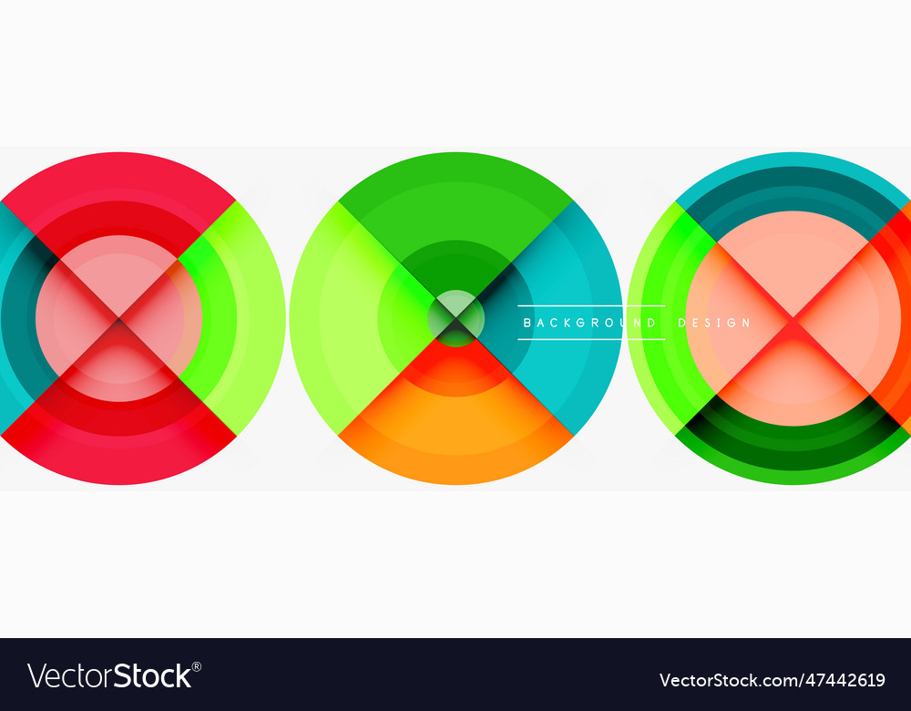 Circle pattern background abstract backgrounds Vector Image