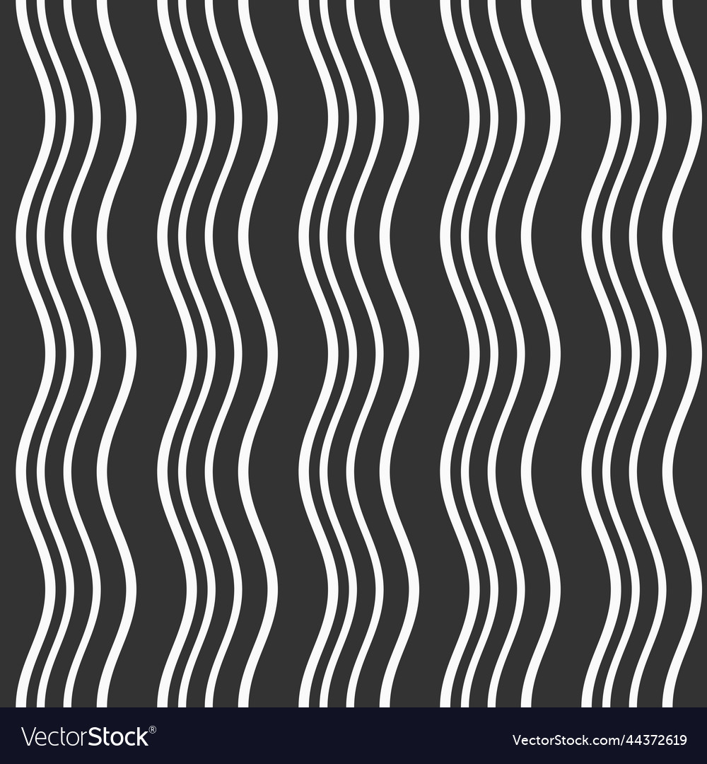 Seamless wavy striped pattern Royalty Free Vector Image