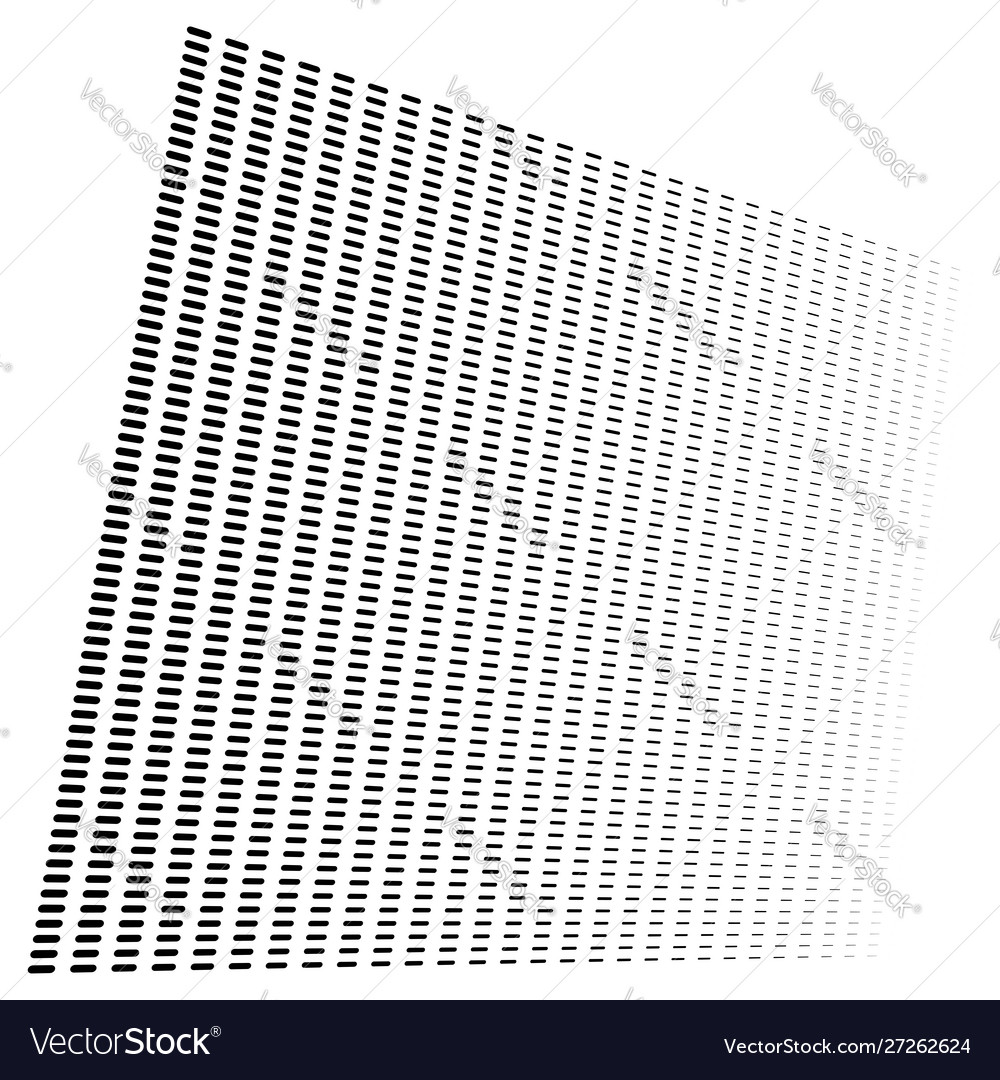 3d segmented dashed lines geometric pattern Vector Image