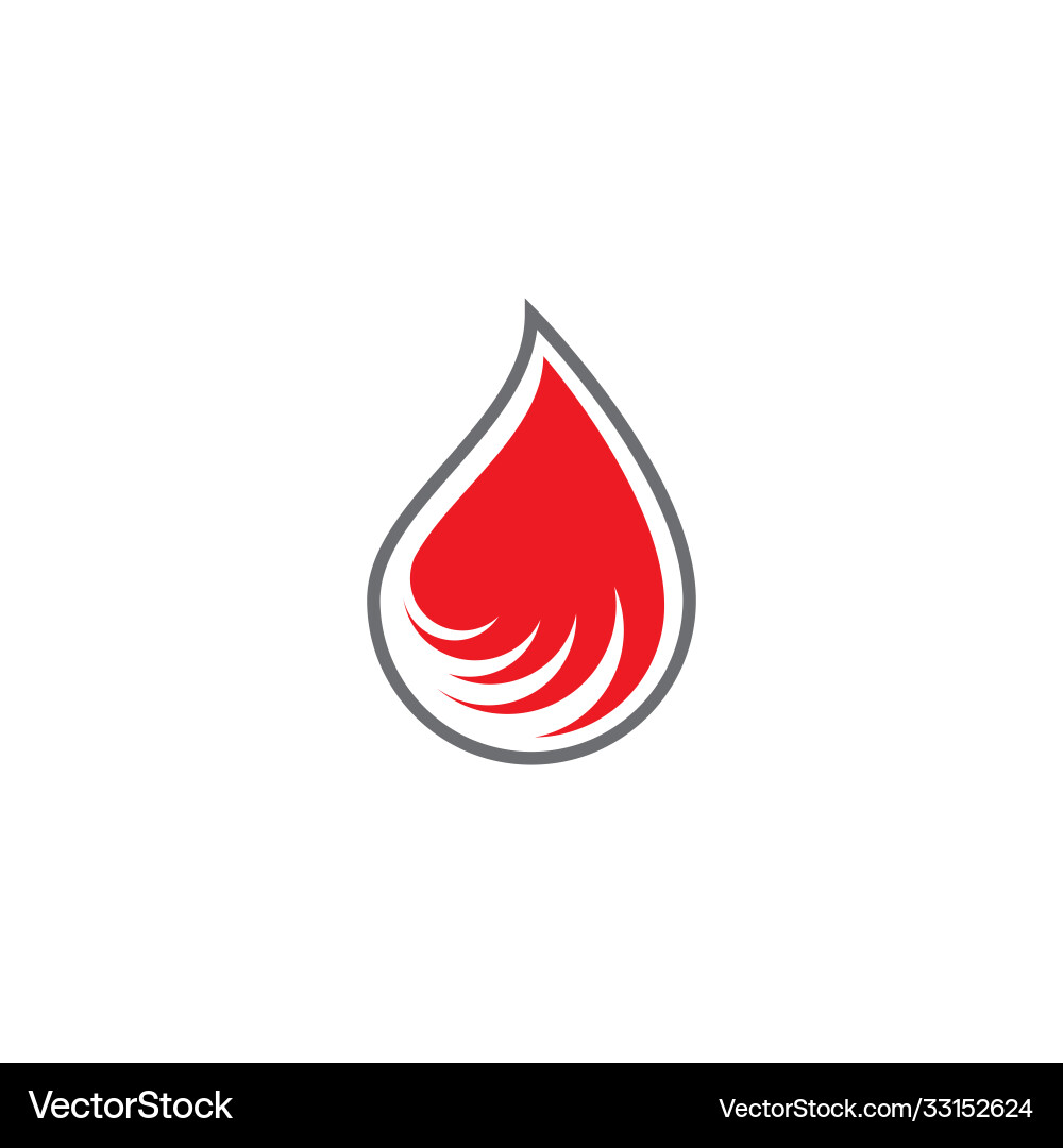 Blood logo Royalty Free Vector Image - VectorStock