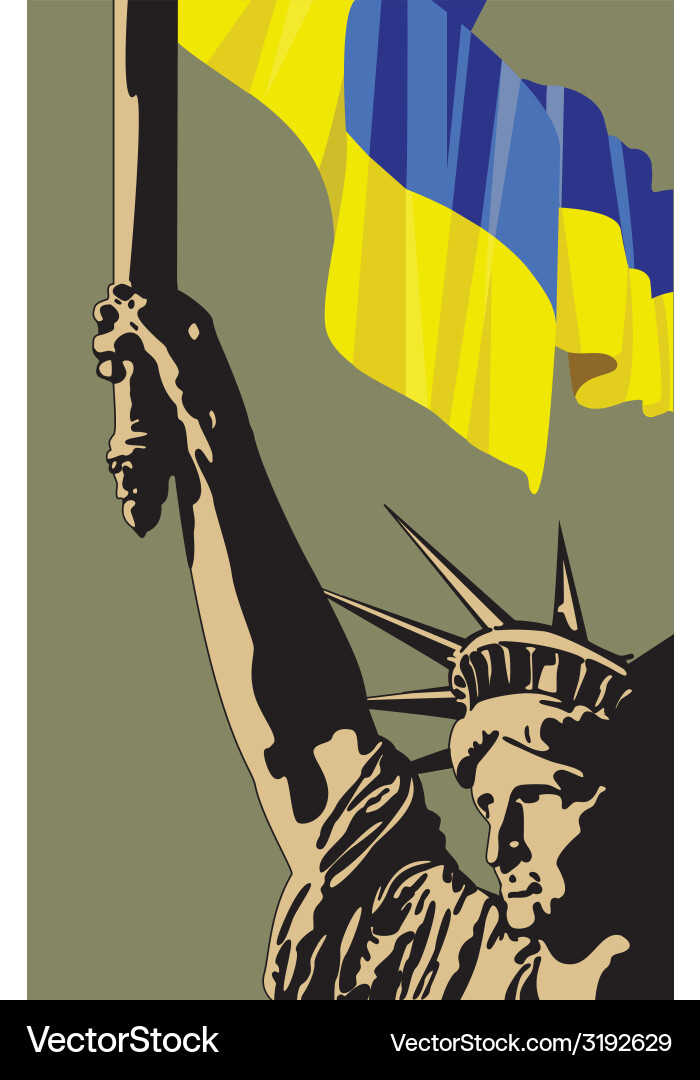Call for democracy in ukraine Royalty Free Vector Image