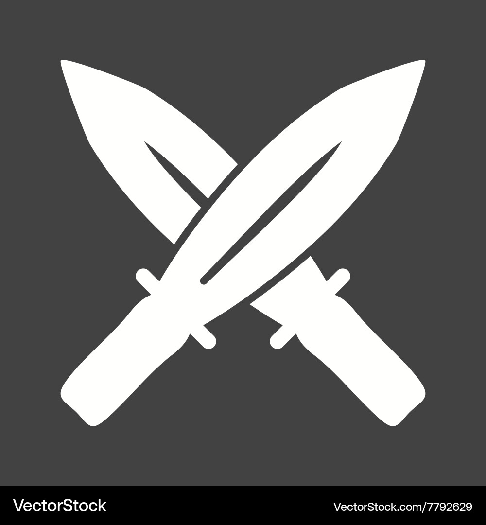 Two Swords Royalty Free Vector Image - VectorStock
