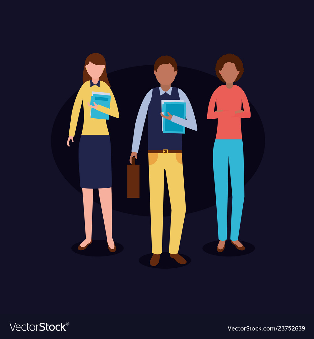 Business people group Royalty Free Vector Image