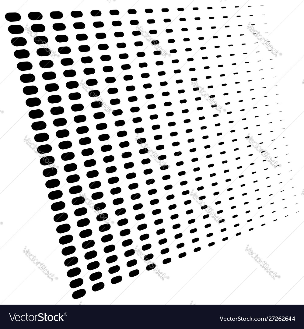3d segmented dashed lines geometric pattern Vector Image