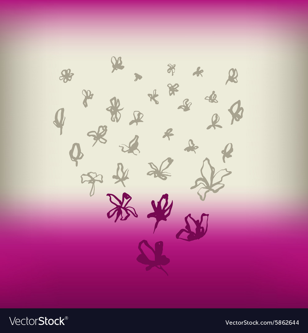 Greeting card design template minimalistic elegant