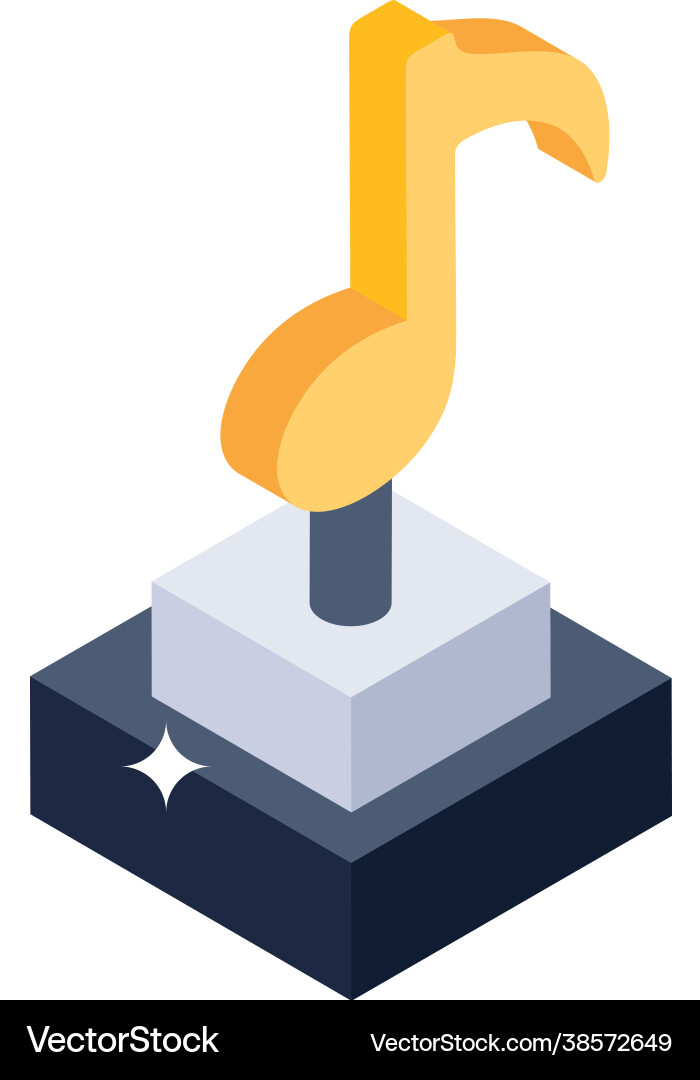 Music award Royalty Free Vector Image - VectorStock