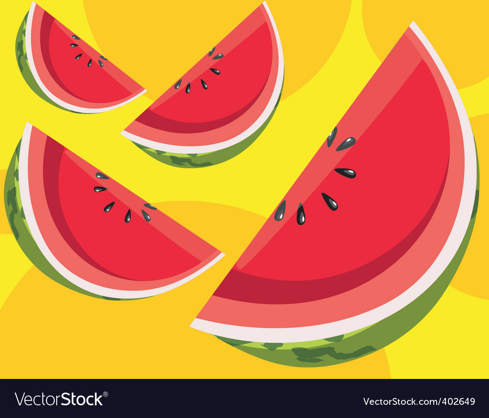 Watermelon Royalty Free Vector Image - VectorStock