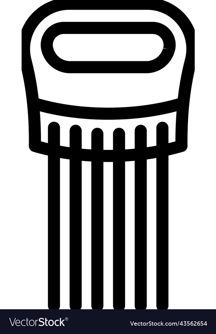 Cabbage holder line icon Royalty Free Vector Image Cabbage holder line icon Royalty Free Vector Image