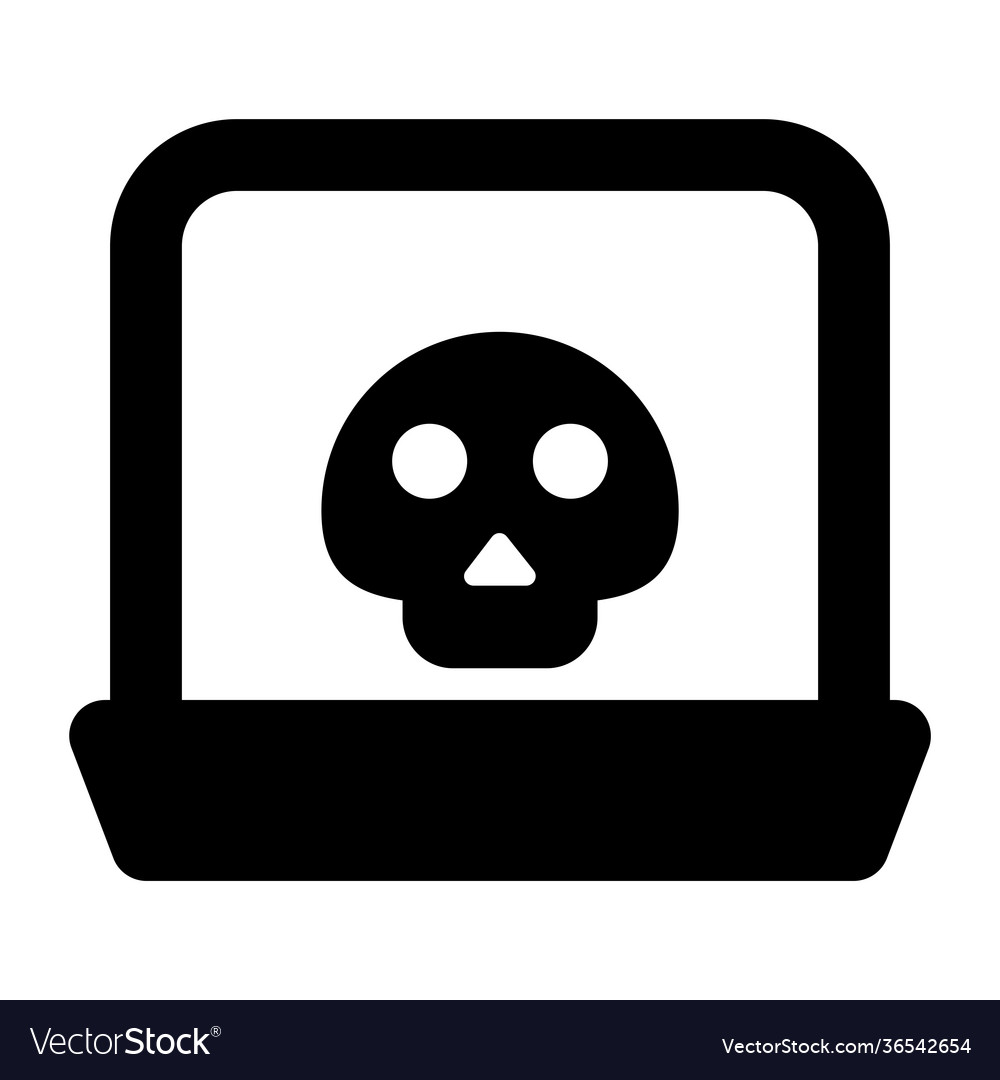 Laptop hacking Royalty Free Vector Image - VectorStock