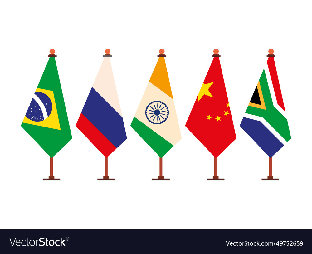 Brics cooperation economic Royalty Free Vector Image Brics cooperation economic Royalty Free Vector Image