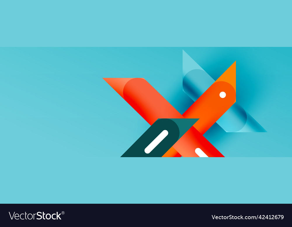 Background overlapping lines dynamic Royalty Free Vector