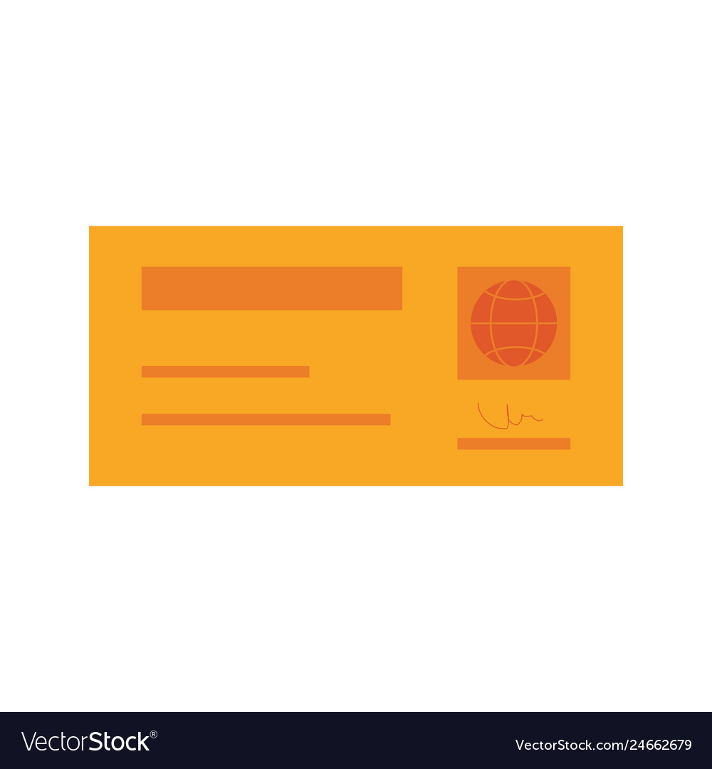 Cheque icon Royalty Free Vector Image - VectorStock