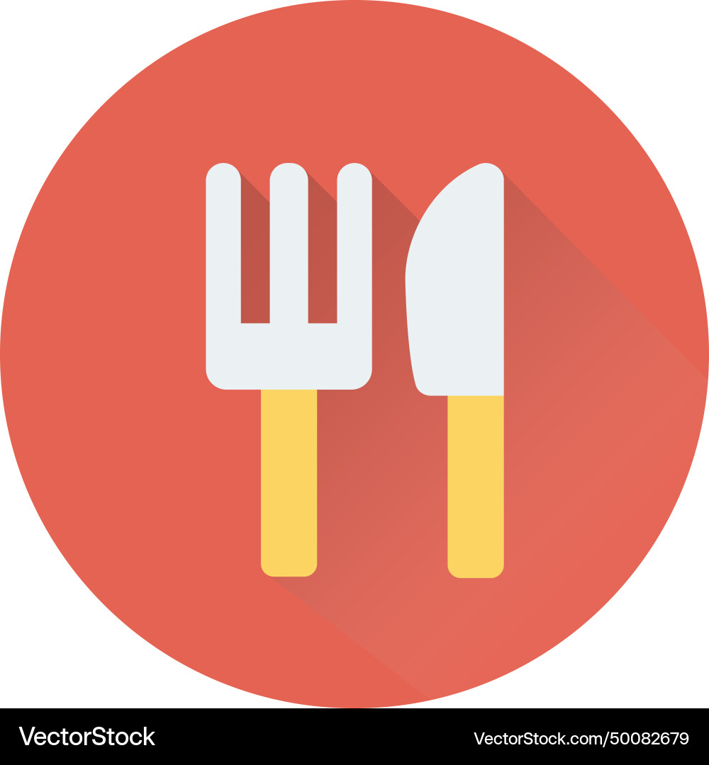 Cutlery icon Royalty Free Vector Image - VectorStock