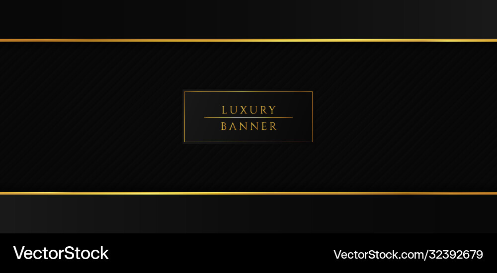 Luxury black pattern design overlap layer Vector Image