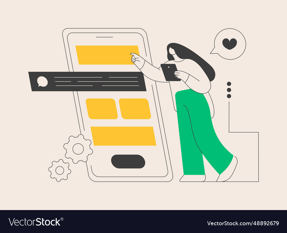 Usability Testing Abstract Concept Royalty Free Vector Image