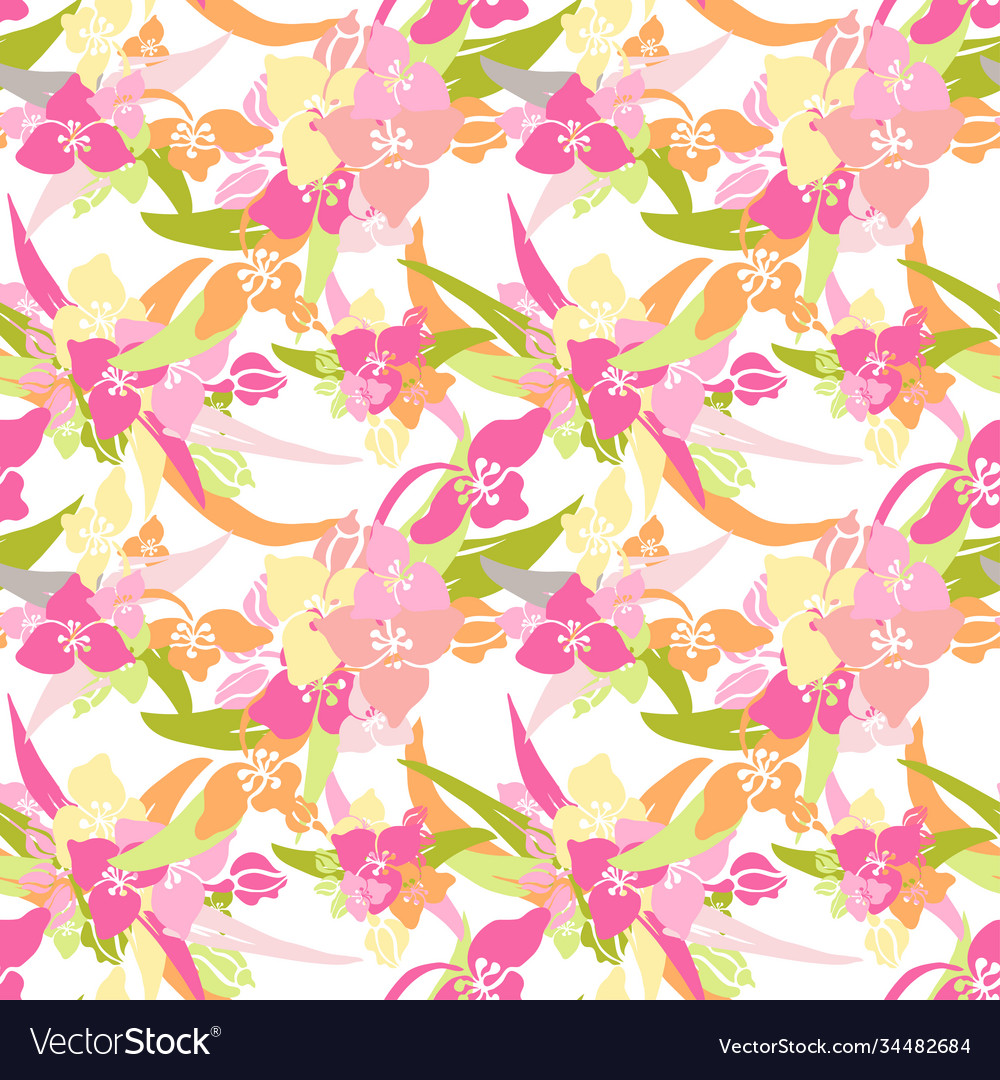 Floral seamless pattern Royalty Free Vector Image
