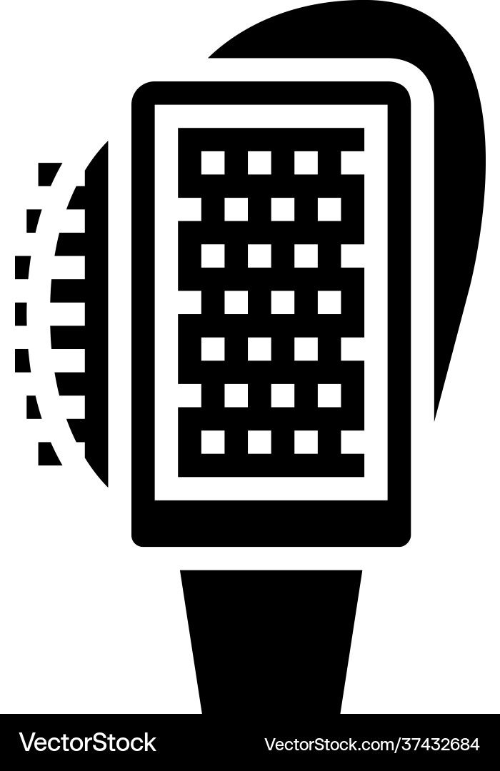 Multifunctional brush shoe care line icon Vector Image