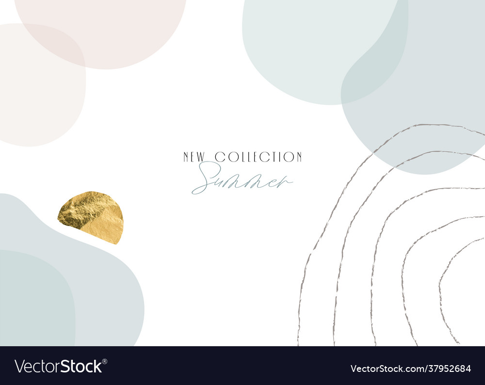 New collection summer boho banner or header Vector Image