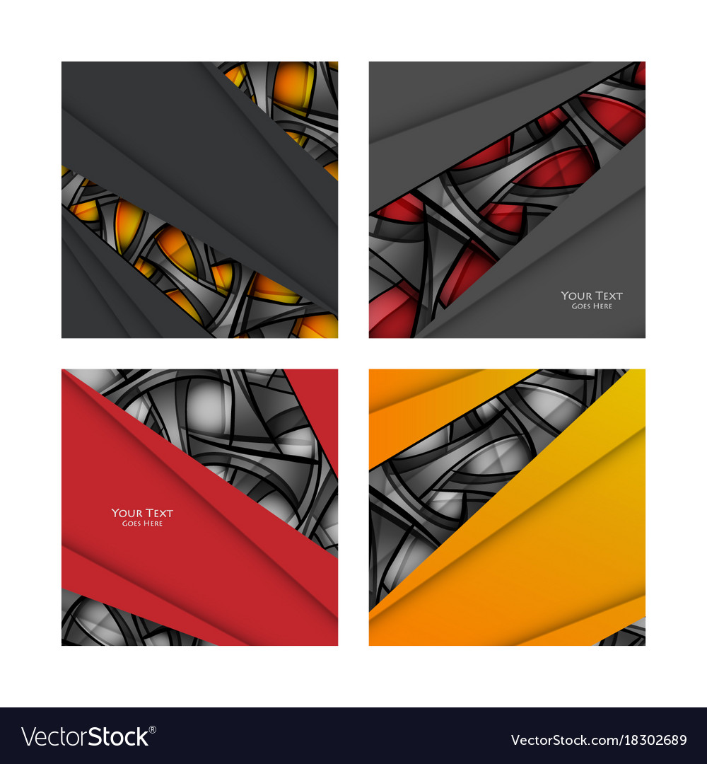 Backgrounds set Royalty Free Vector Image - VectorStock