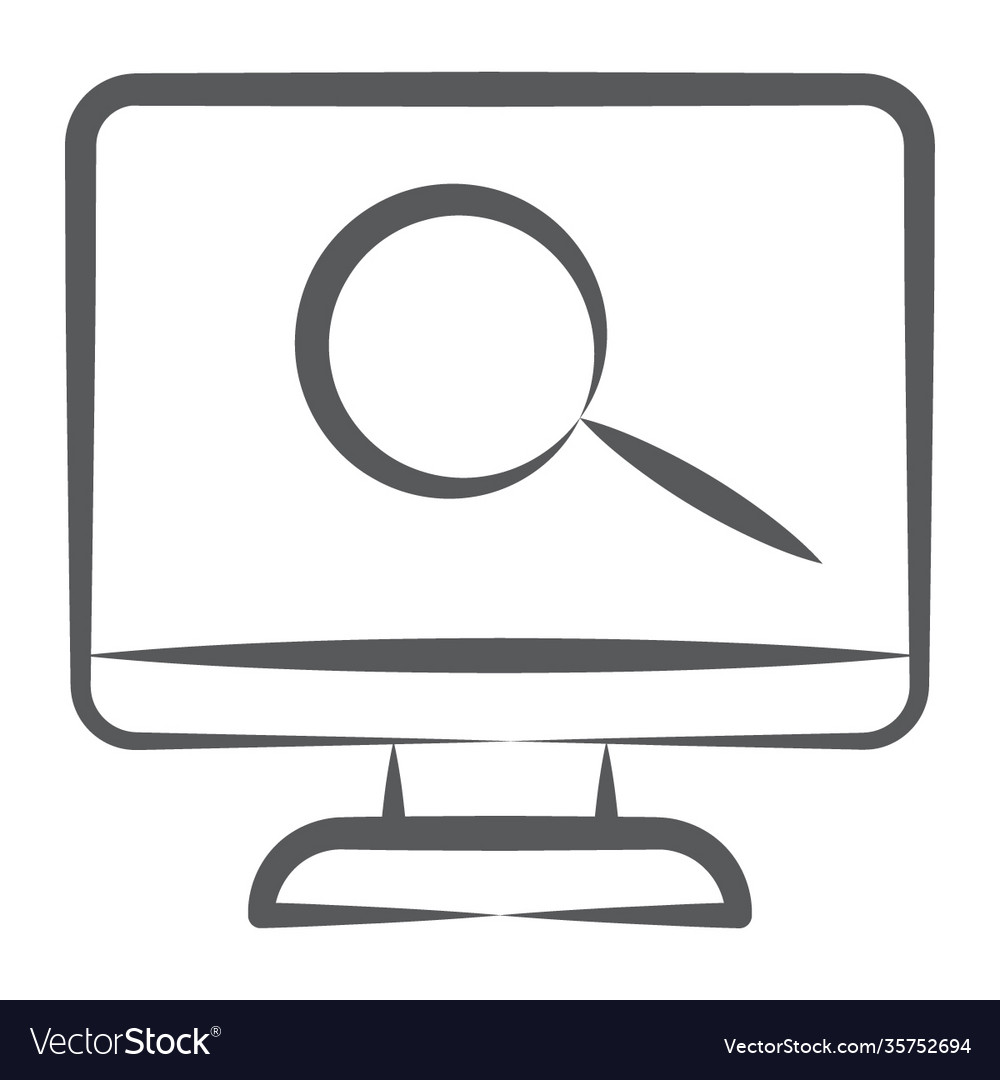 System scanning Royalty Free Vector Image - VectorStock
